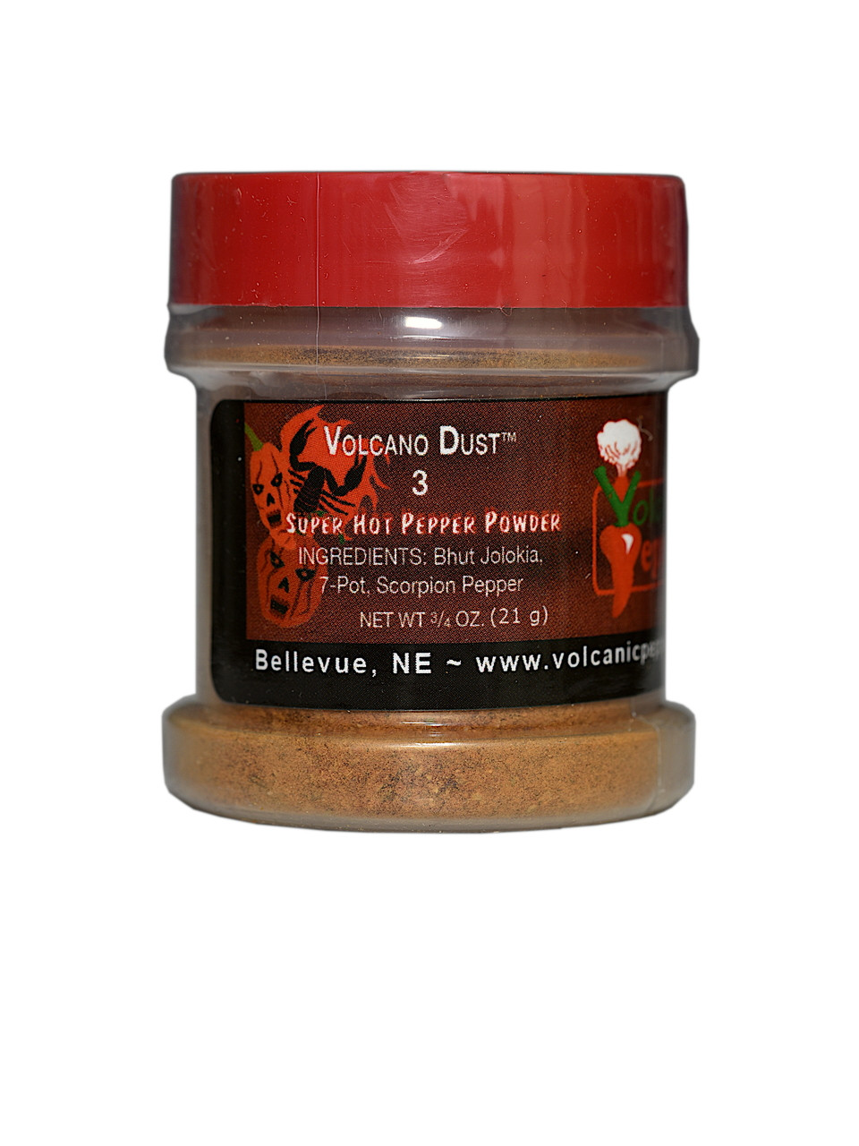 Volcanic Peppers – Volcano Dust 3 - chilisauser.no
